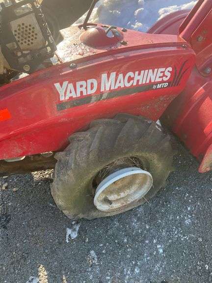 MTD Yard Machines 6 HP Rear Tine Rototiller with 18-Inch Tilling Width ...