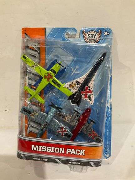 Matchbox Sky Busters Mission Pack Die-Cast Airplane Set in Original ...