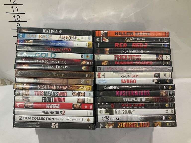 Collection of 31 Assorted DVD Movies in Cases - Hash Auctions