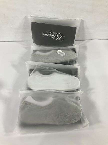 Four Packs of No Show Socks, Three Pairs per Pack - Hash Auctions