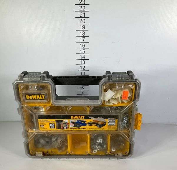 DeWalt Plastic Organizer with Assorted Hardware - Hash Auctions