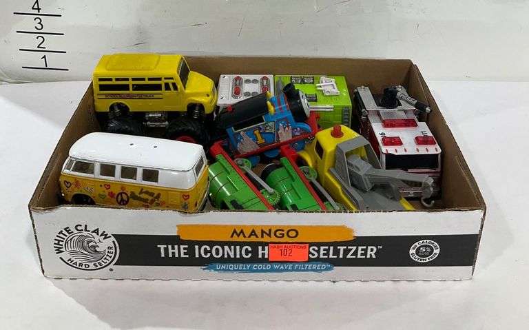 Assorted Toy Vehicles Including Die-Cast and Plastic Models - Hash Auctions
