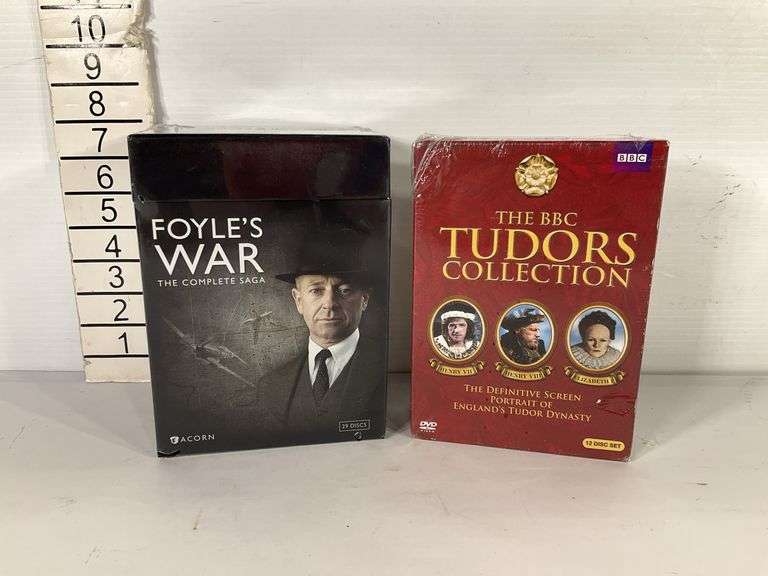 Two factory sealed DVd box sets, English historical dramas, BBC Tudors ...