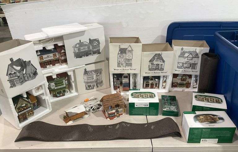 Department 56 Christmas Village Collectibles, Including Shops of ...