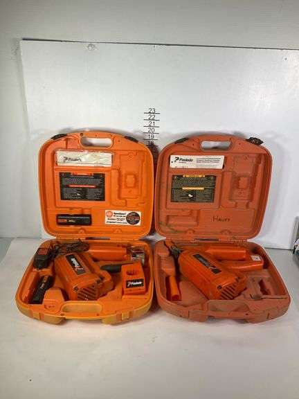 Set of Two Paslode Cordless Framing Nailers in Carrying Cases - Hash ...
