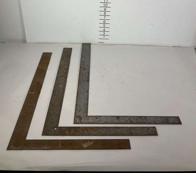 Lot of Three Framing Squares, Including Stanley and Irwin - Hash Auctions