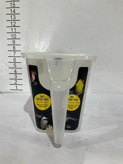 Plastic 3-in-1 Super Tote with Spout and Handle - Hash Auctions