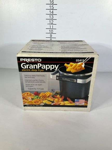 Presto GranPappy Electric Deep Fryer 05413, NOS - Hash Auctions