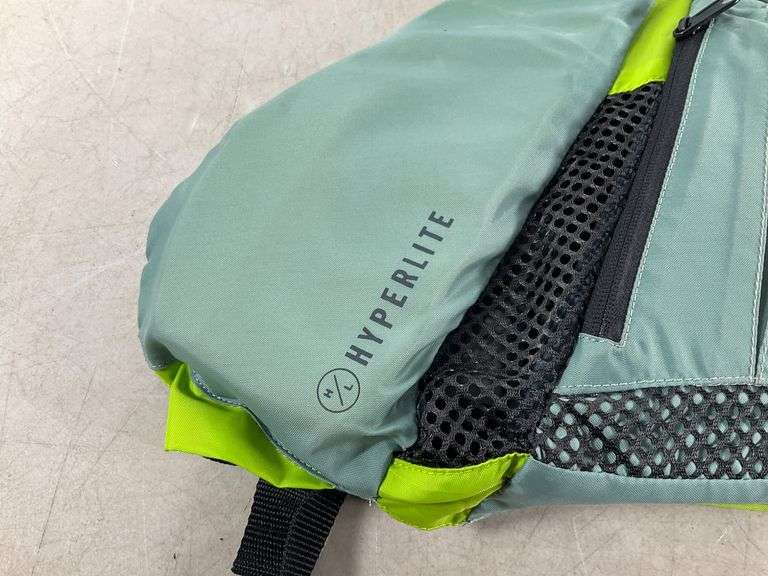 Hyperlite Adult XL/XXL Life Jacket with Front Zipper Closure - Hash ...