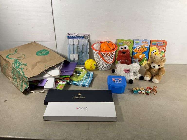 Assorted Lot: Plush Toys, Children’s Books, Figures, and Miscellaneous ...