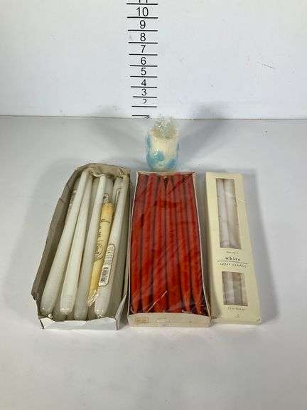 Collection of Tapered and Pillar Candles - Hash Auctions