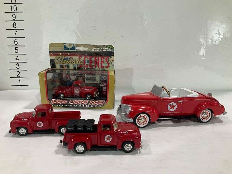 Set of Texaco-Branded Diecast Vehicles, Including Road Champions ...