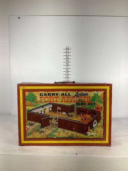 Marx Carry-All Action Fort Apache Play Set - Hash Auctions