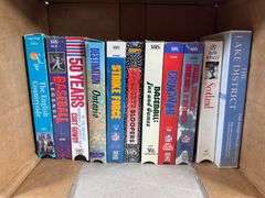 Collection of VHS Tapes Featuring Travel, History, and Documentary ...