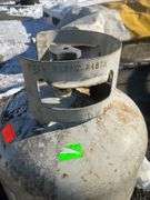 17-Pound Steel Propane Tank with Valve and Protective Collar - Hash ...