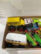 Assorted Toy Vehicles Including Die-Cast and Plastic Models - Hash Auctions