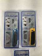 Three Camco Tools folding lock back utility knives. - Hash Auctions