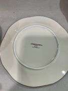 Chris Madden Ceramic Dinnerware Set with Bowls, Plates, and Decorated ...