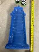 Lighthouse-Themed Décor Lot with Tray, Wind Chime, and Salt & Pepper ...