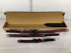 Three Different Sized Swords With Sheaths Hash Auctions