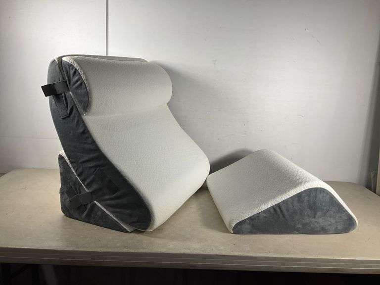 Kingfun 4-Piece Orthopedic Wedge Pillow Set With Case - Hash Auctions
