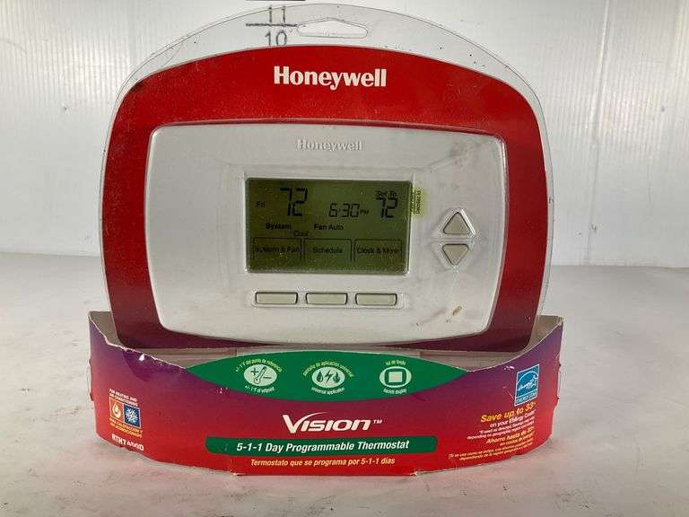 Honeywell VisionPro 5-1-1 Day Programmable Thermostat - Hash Auctions