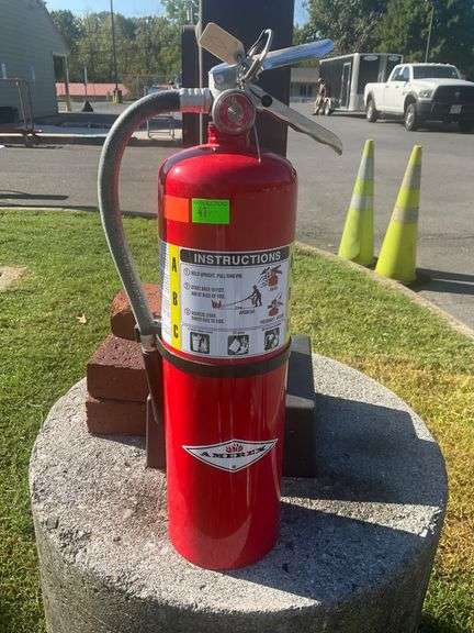 Amerex ABC Dry Chemical Fire Extinguisher, Not Fully Charged - Hash ...