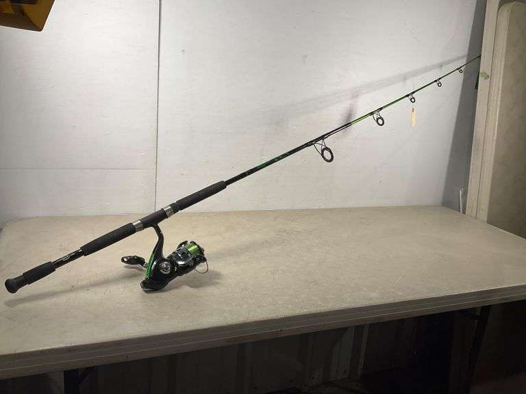 Zebco Bite Alert Spinning Rod and Reel Combo with Green Line - Hash ...