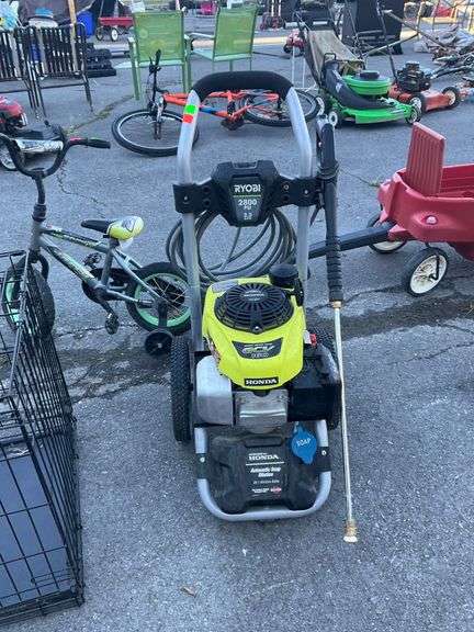 Ryobi 2800 PSI 2.3 GPM Pressure Washer with Honda GCV160 Engine - Hash ...