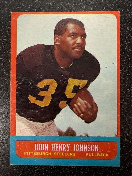 1963 Topps John Henry Johnson Football Card #123 - Hash Auctions