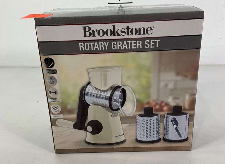 Brookstone Rotary Grater Set, Factory Sealed - Hash Auctions