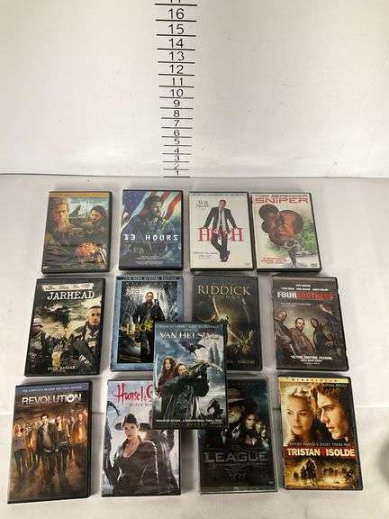 13 Assorted DVD Movies Including Action and Adventure Genres - Hash ...