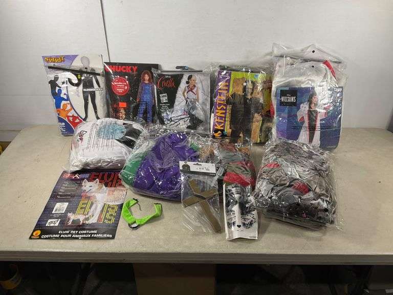Opened Costumes and Accessories, Includes One Pet Costume - Hash Auctions