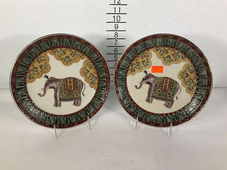 Ceramic Decorative Plates with Elephant Motif by Accent, Made in China ...