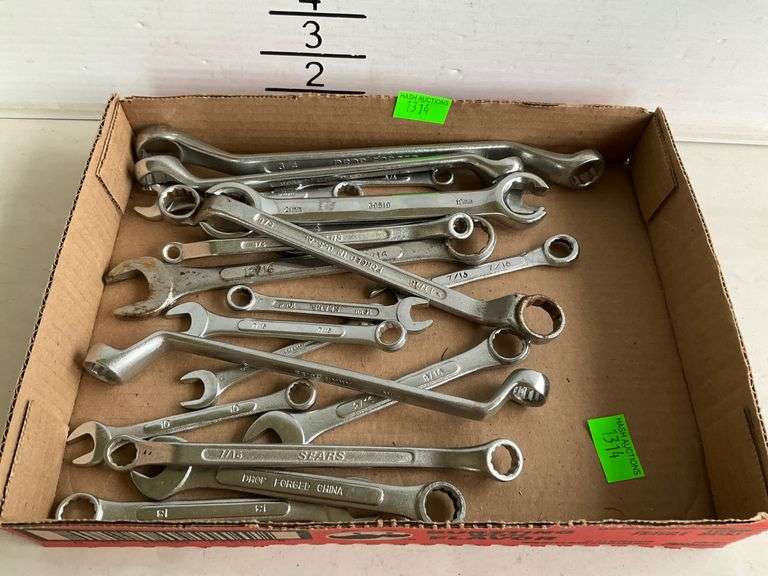 Drop-Forged Combination Wrenches in Assorted Sizes - Hash Auctions