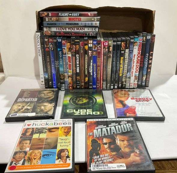 DVDs Including Action, Comedy, and Drama Films - Hash Auctions