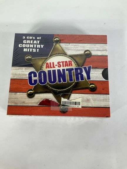 Factory Sealed ‘All-Star Country’ 3-CD Box Set - Hash Auctions