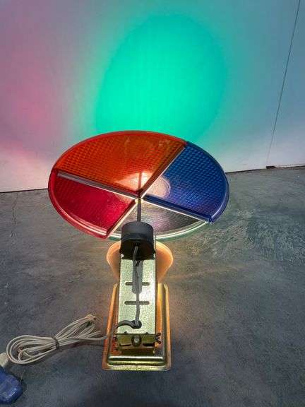 Spartus Rotating Color Wheel with Box, Mid Century Christmas Magic ...