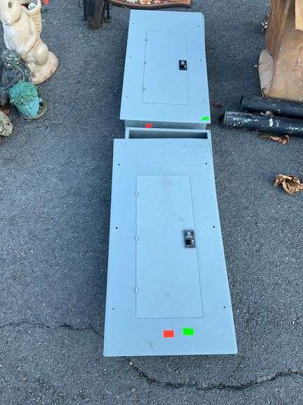 Two Electrical Boxes with Removable Covers, 30”Hx 14”W - Hash Auctions