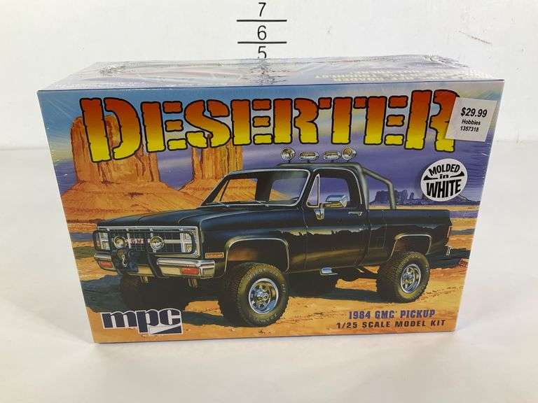 MPC 1984 GMC Pickup 1/25 Scale Model Kit, Factory Sealed - Hash Auctions