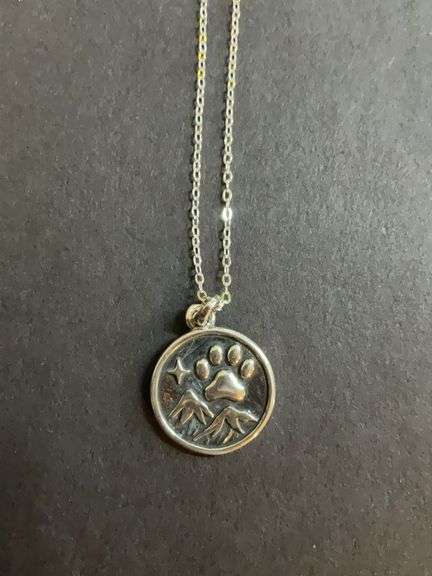 Sterling silver nature necklace 18in - Hash Auctions