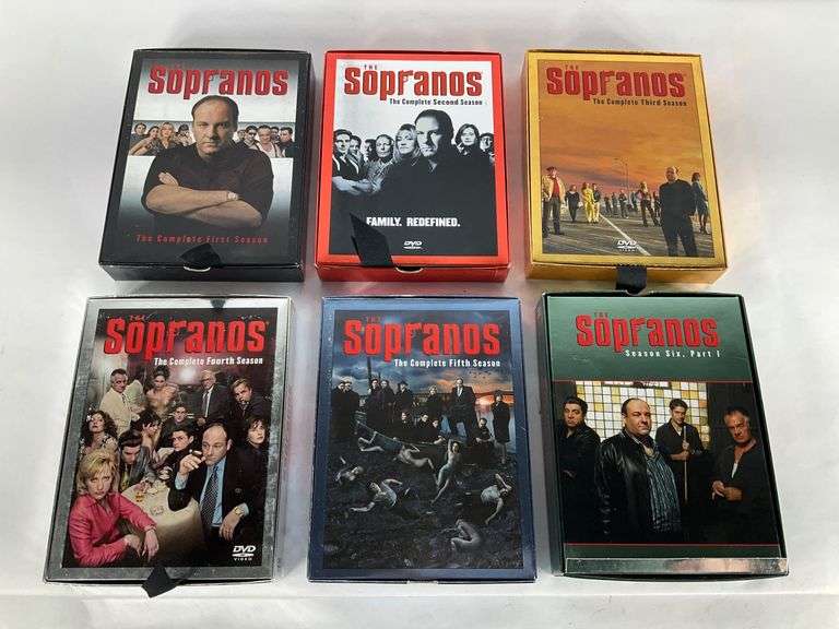 Sopranos Series DVD Box Sets, Seasons 1–6 - Hash Auctions