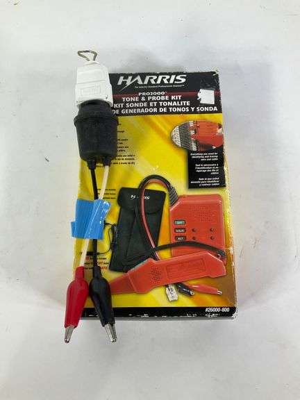 Harris Pro2000 Tone and Probe Kit with Accessories - Hash Auctions