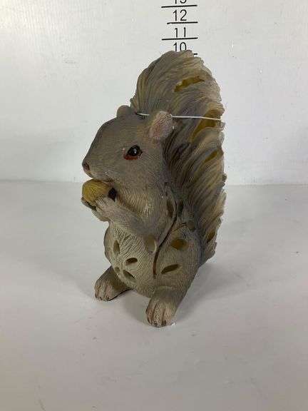 Animal Luminary with Flameless Candle, Squirrel Design - Hash Auctions
