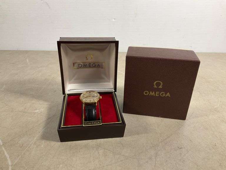 Authentic Omega Automatic Men’s Watch with Box, Running - Hash Auctions