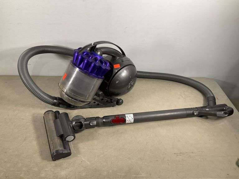 Dyson DC39 Canister Vacuum Cleaner with Purple Cyclone and Attachments ...