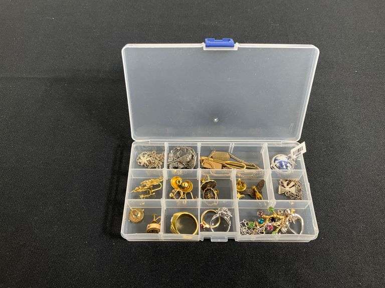 Boxed Assortment of Jewelry Including Gold-Filled and Electroplated ...
