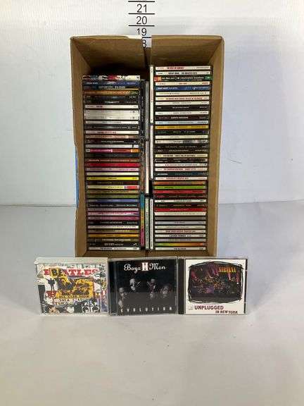 Music CDs Featuring Various Artists Including The Beatles, Boyz II Men ...