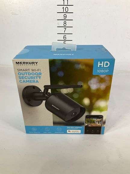 Merkury Smart WiFi Outdoor Security Camera, HD 1080p - Hash Auctions