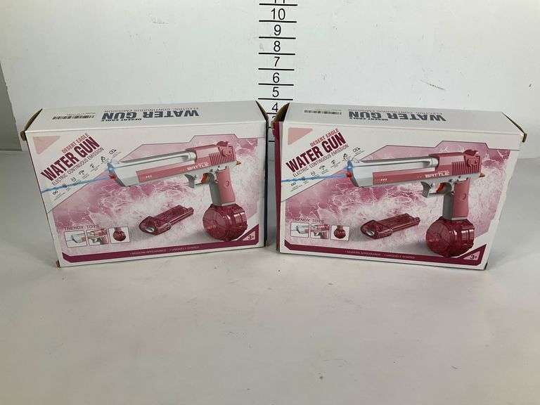 Two Desert Eagle Electric Water Guns (Pink) in Original Packaging ...